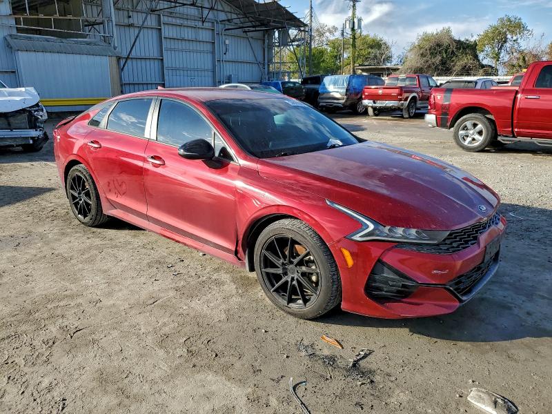 5XXG64J20MG057128 - 2021 KIA K5 GT LINE, RED - price history, history ...